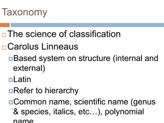 Microscopes & Taxonomy | PPT