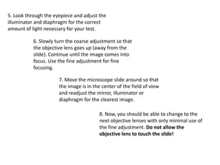 Microscope Use in medical laboratory .pptx