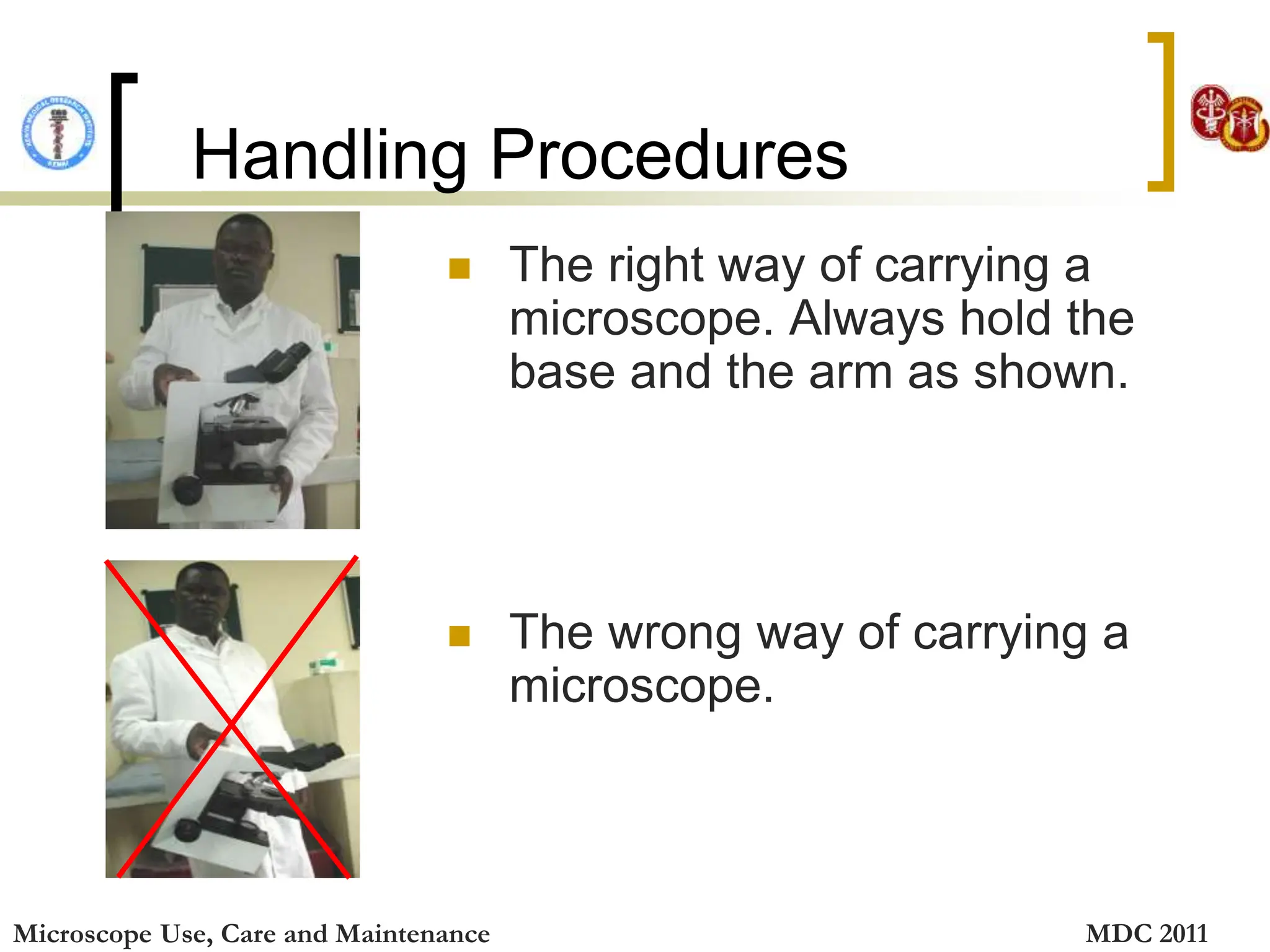 MICROSCOPE USE AND MAINTENANCE(REVISED and CURRENT).ppt