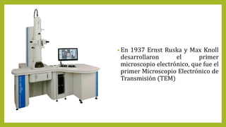 MICROSCOPIA. BREVE DESCRIPCION E HISTORIA | PPTX