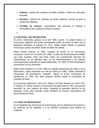 Microscopia | DOCX