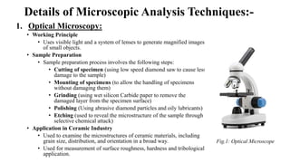 Microscopic Analysis of Ceramic Materials.pptx | Chemistry | Science