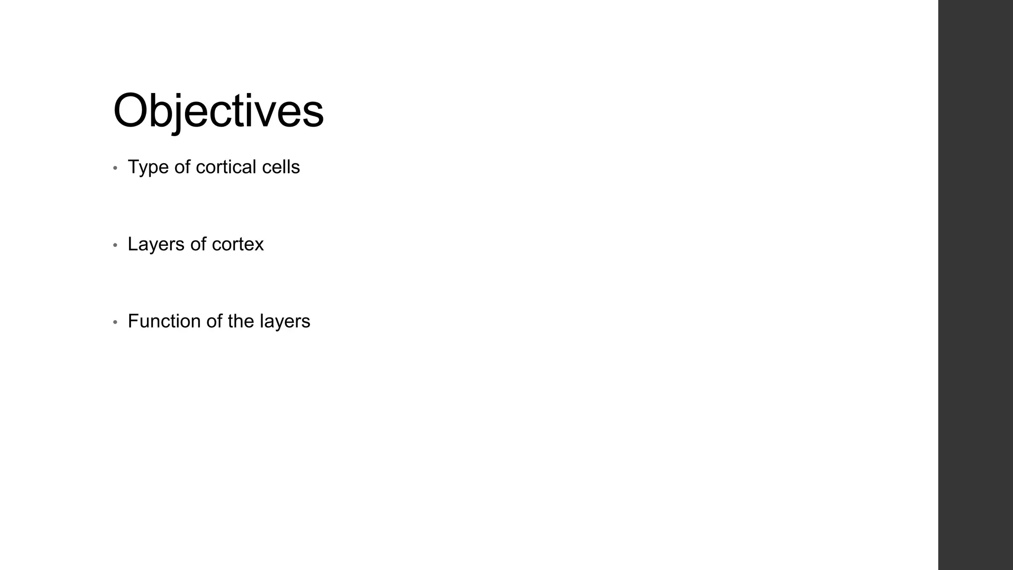 Microscopic anatomy of cerebral cortex | PPTX