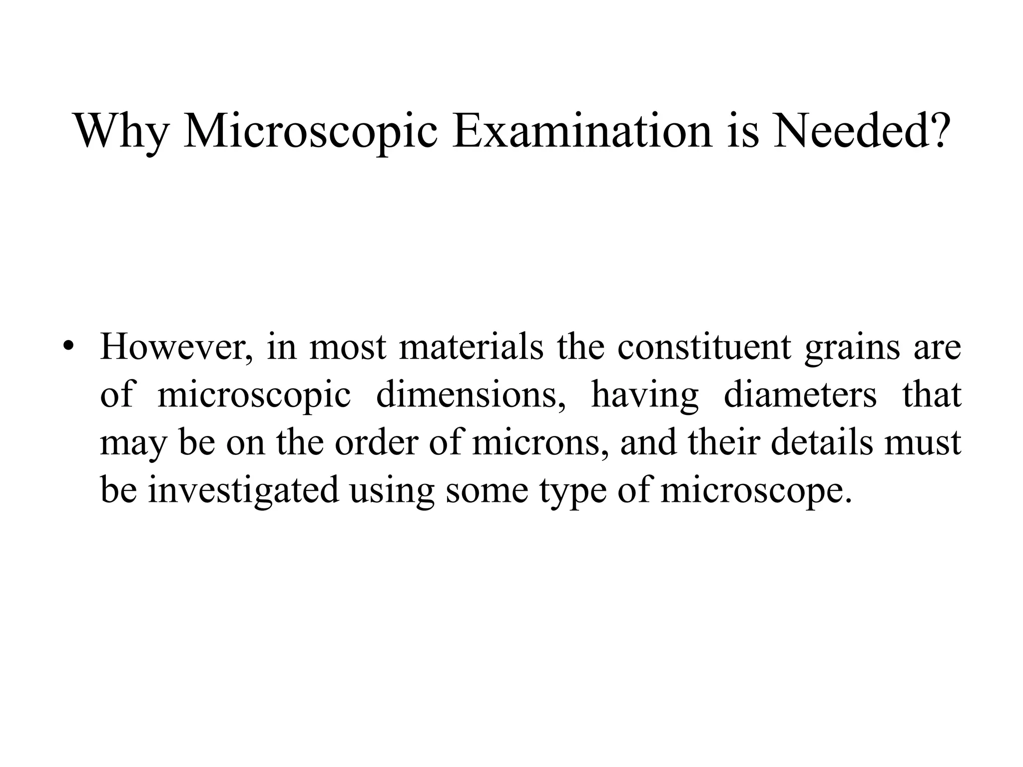 Microscopic examination | PPTX
