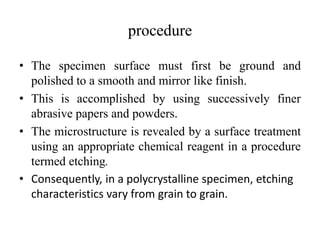 Microscopic examination | PPTX