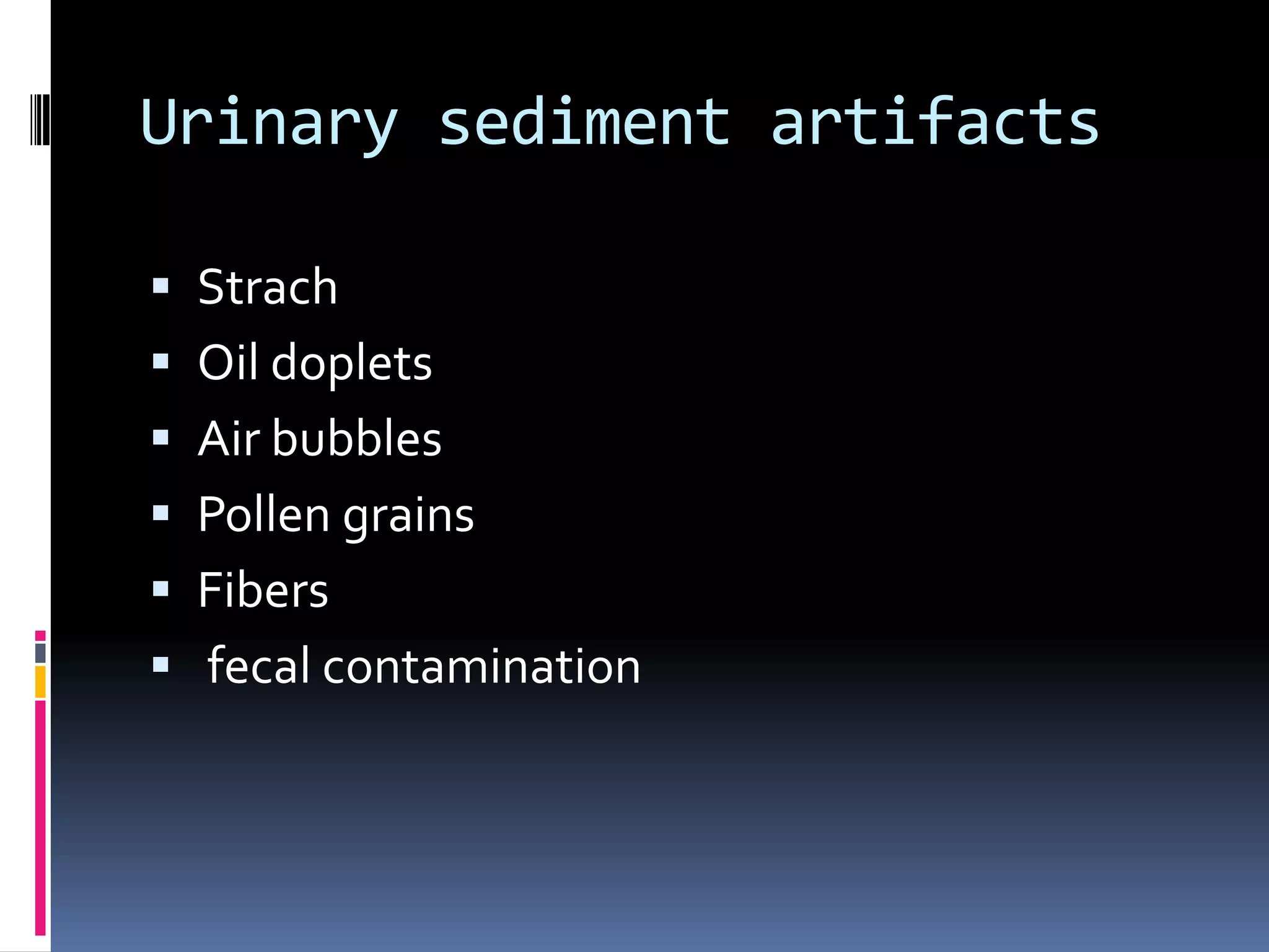 Microscopic examination of urinary sediments | PPTX