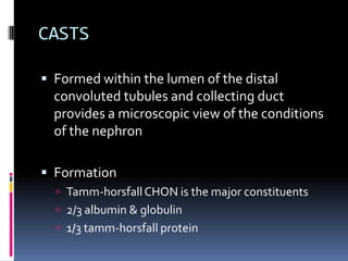 Microscopic examination of urinary sediments | PPTX