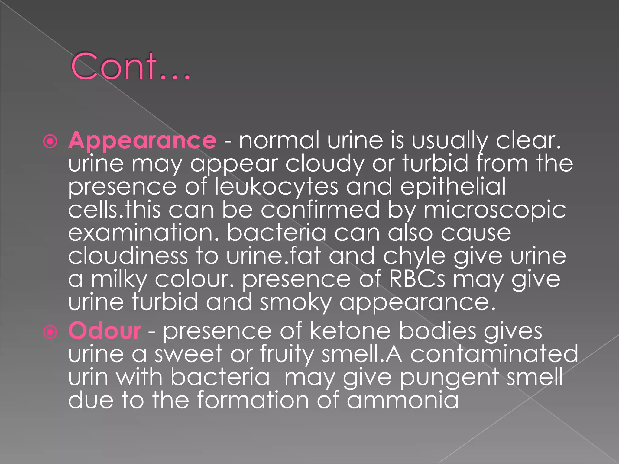 Microscopic examination of urine | PPTX