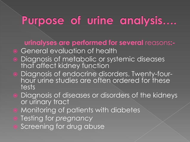 Microscopic examination of urine | PPTX