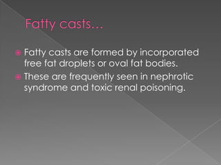 Microscopic examination of urine | PPTX