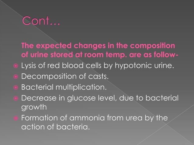 Microscopic examination of urine | PPTX