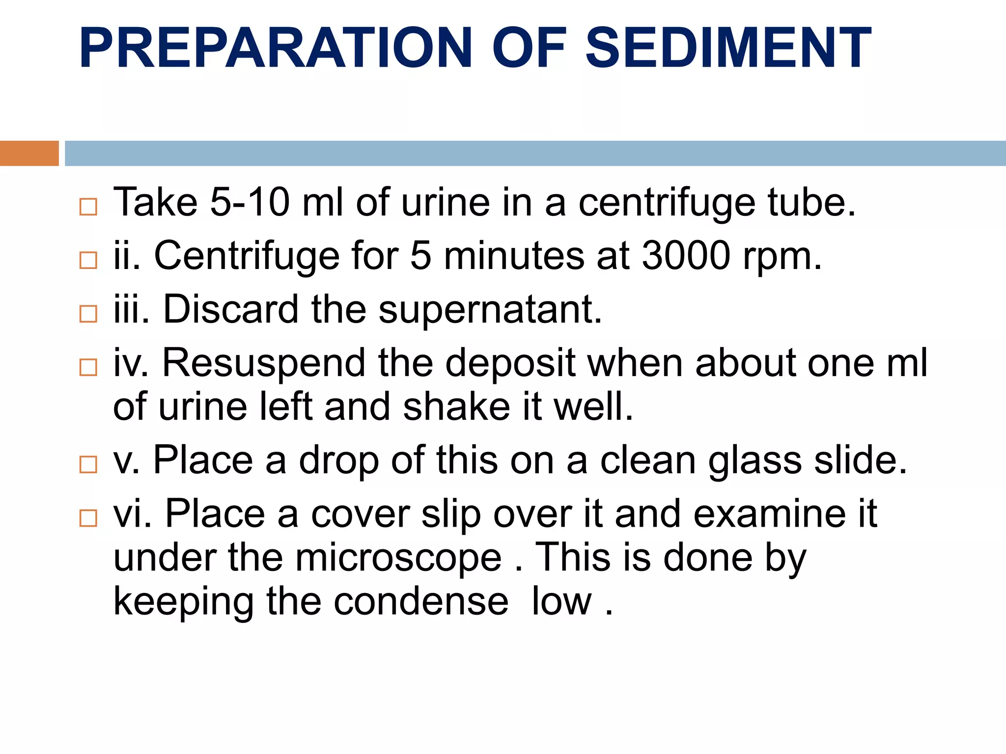 Microscopic examination of urine | PPTX