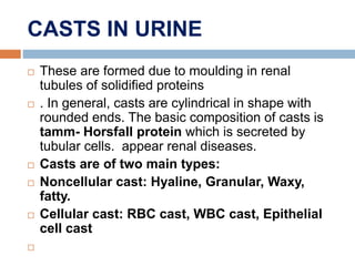 Microscopic examination of urine | PPTX