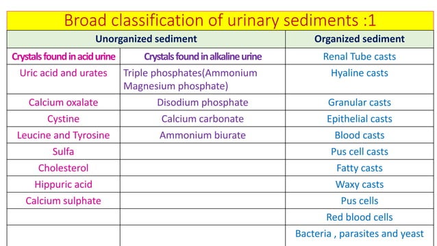 Microscopic examination of urine | PDF