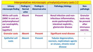 Microscopic examination of urine | PDF
