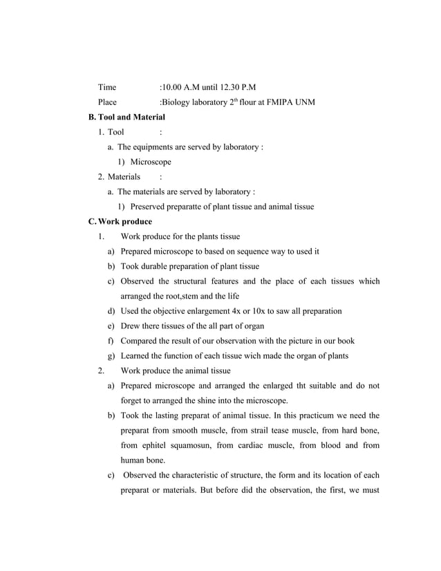 Microscopic observation (basic biology) unm | PDF