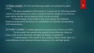 Microscopic traffic stream model | PPTX