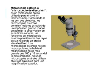 Microscopio | PPTX