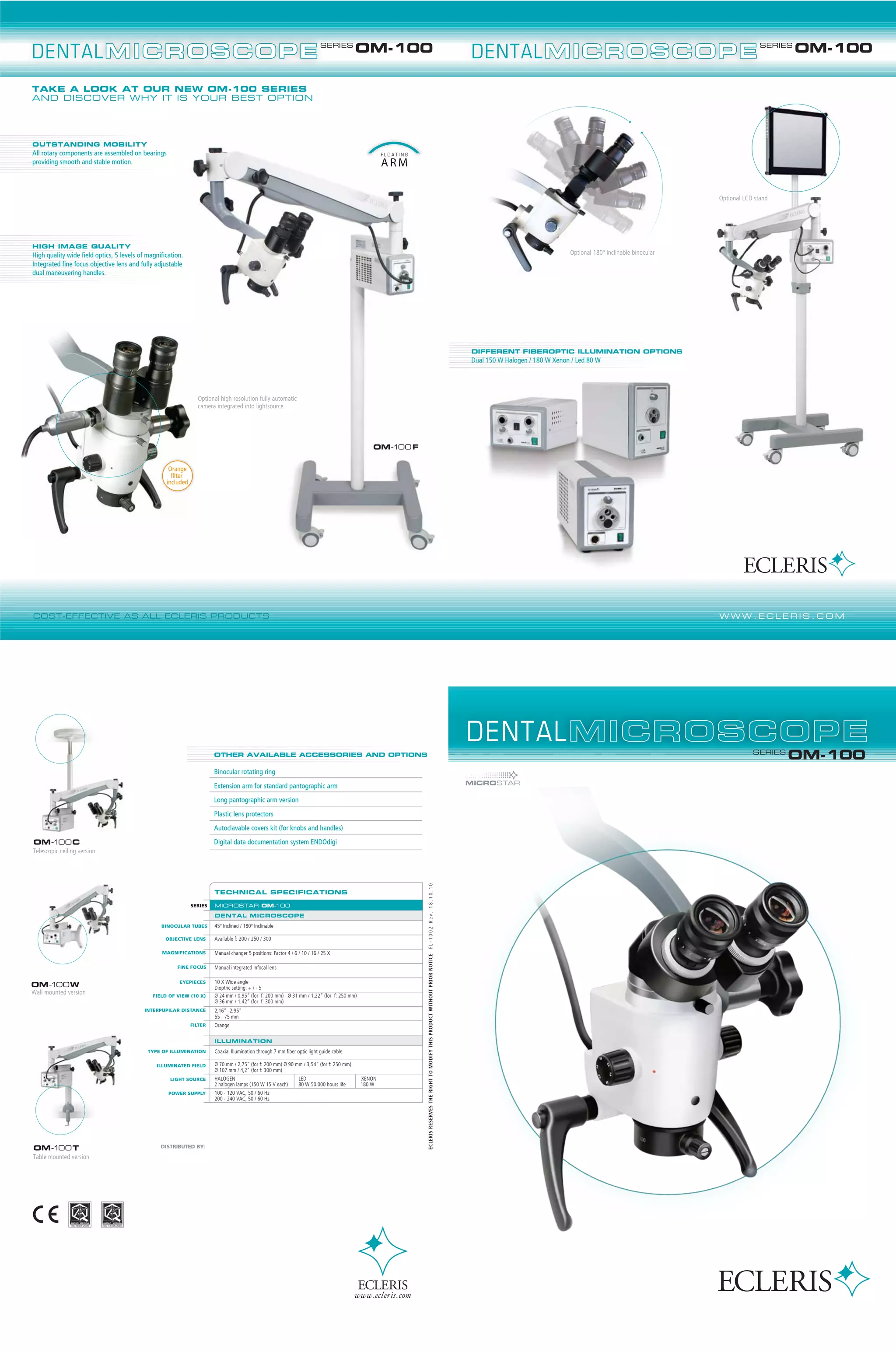 Ecleris dental microscope | PDF