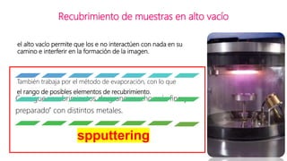 Microscopio electrónico de barrido-MEB | PPTX