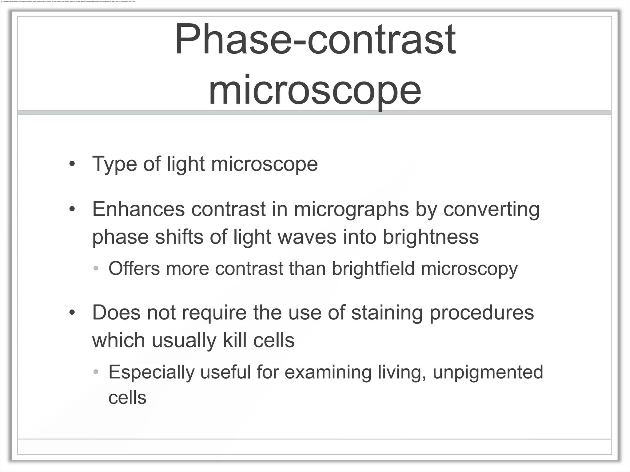 Microscopy | PPTX