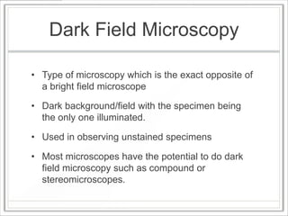 Microscopy | PPTX
