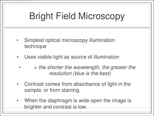 Microscopy