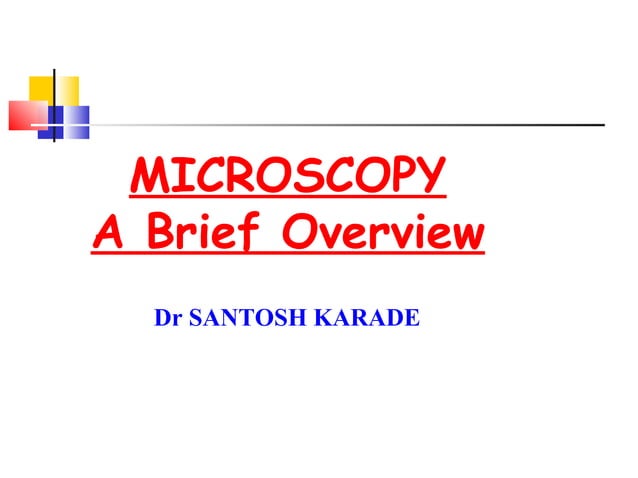 Microscopy | PPT