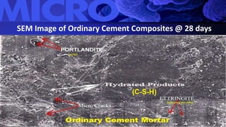MECHANICAL & MICROSTRUCTURAL CHARACTERIZATION ON CEMENT MORTAR WITH ...