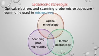 Microscopy and Microscopic techniques | PPT