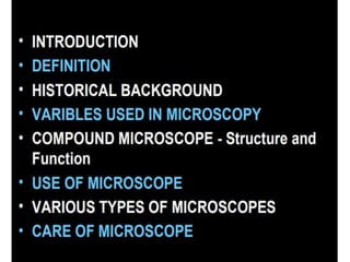 Microscopy | PPT