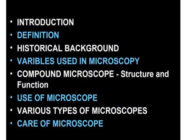 Microscopy | PPT