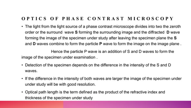 types of Microscopy and its parts and uses | PPT