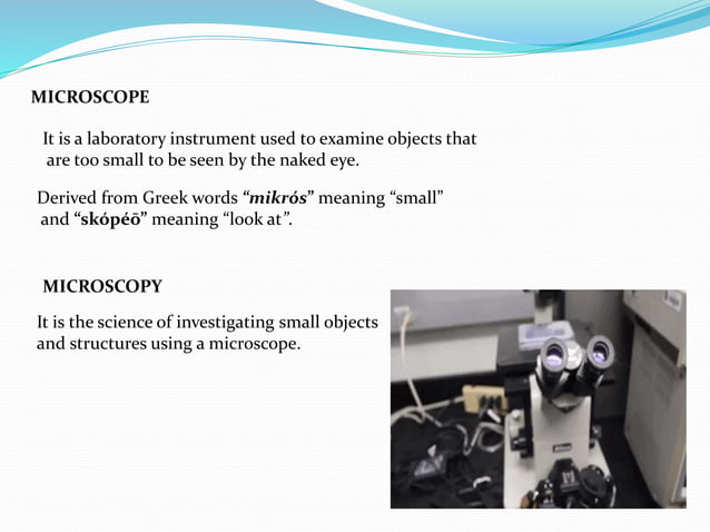 MICROSCOPY.pptx | Physics | Science