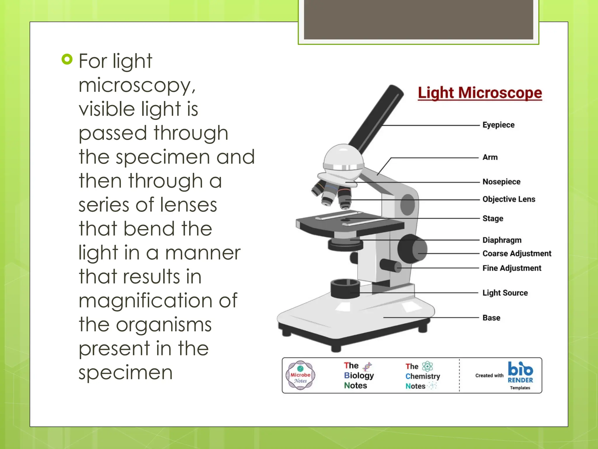 MICROSCOPY, Light Microscopy, Magnification, Resolution, Contrast.pptx