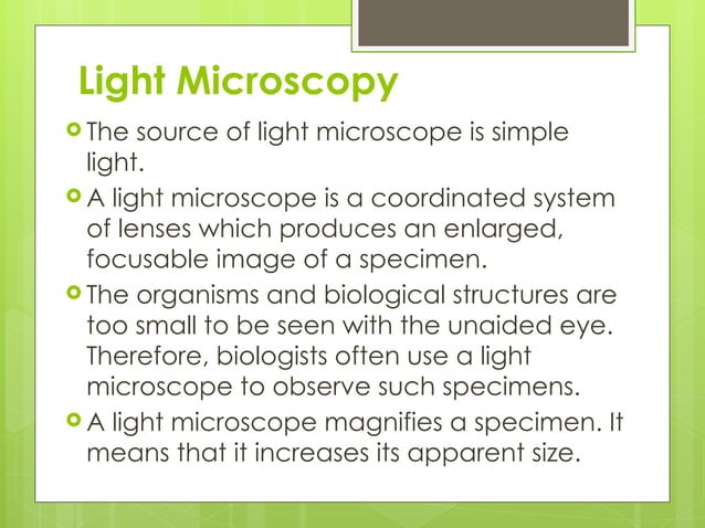 MICROSCOPY, Light Microscopy, Magnification, Resolution, Contrast.pptx
