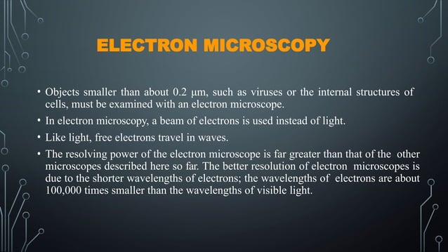 Microscopy. the electron transmission microscope | PPT