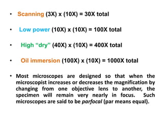 Microscopy ii | PPTX