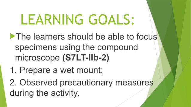 MICROSCOPY SCIENCE 7 - WET MOUNT.pptx | Chemistry | Science