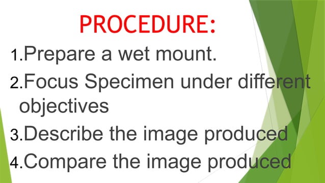 MICROSCOPY SCIENCE 7 - WET MOUNT.pptx | Chemistry | Science