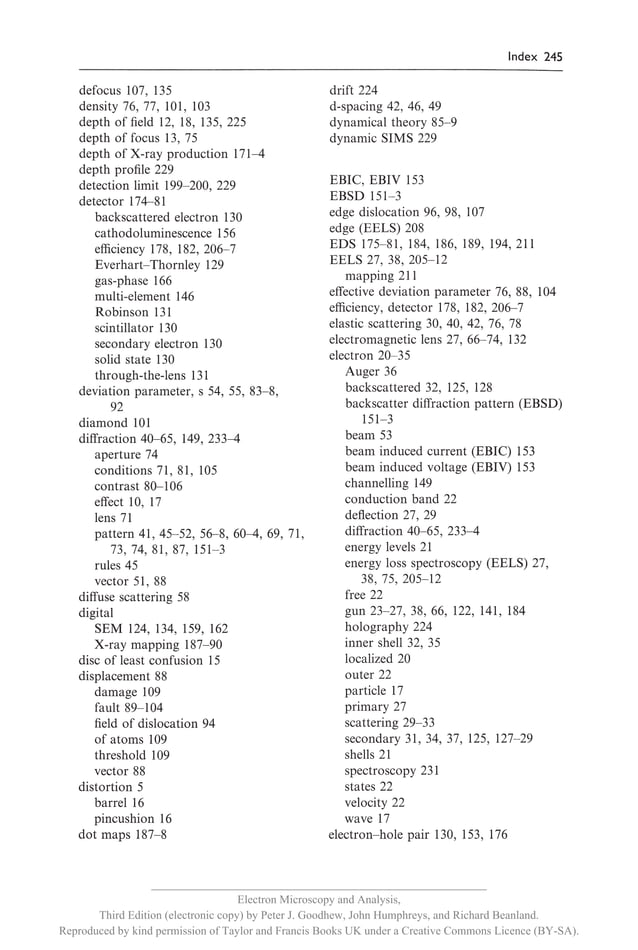 Electrons and their interaction with the specimen | PDF | Chemistry | Science