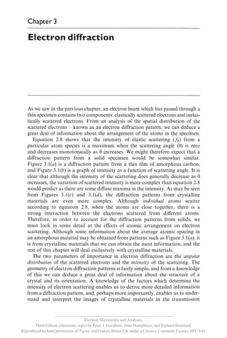 Electron diffraction | PDF