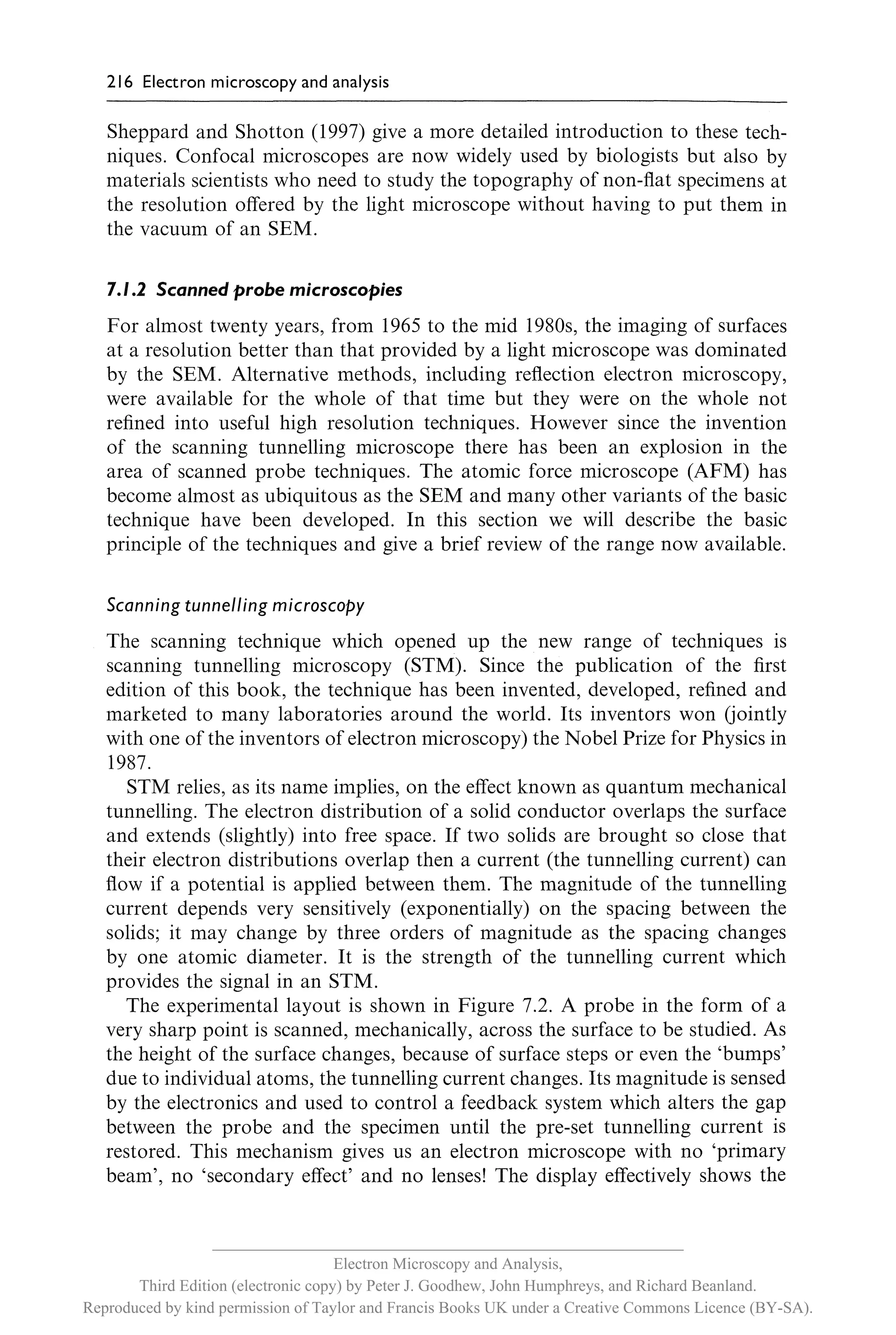 Electron microscopy and other techniques | PDF
