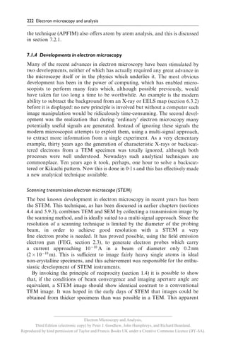 Electron microscopy and other techniques | PDF