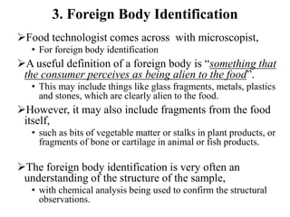 Impact of Microscopy in the food industry | PPTX
