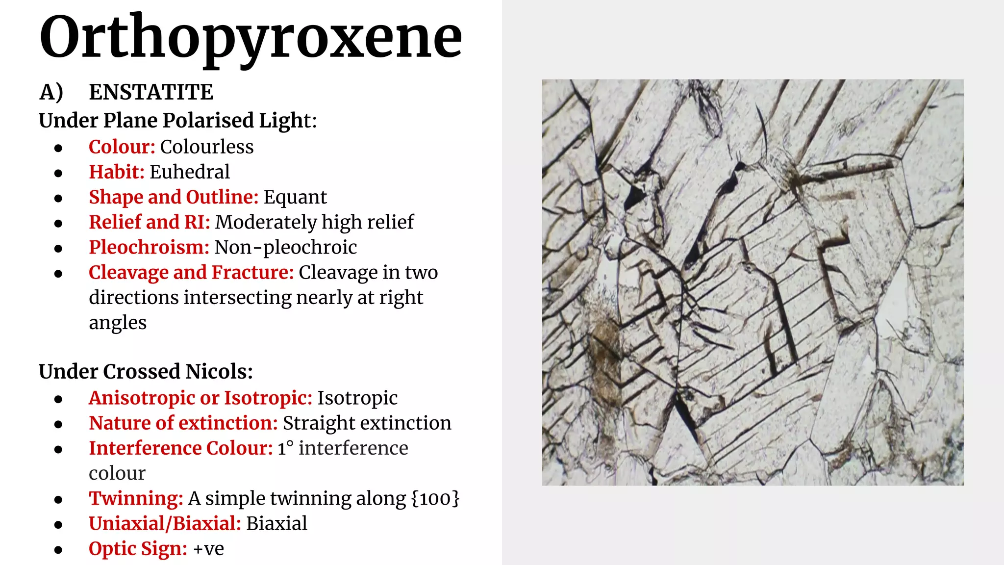 Microscopic Mineralogy- the study of minerals under microscope | PDF
