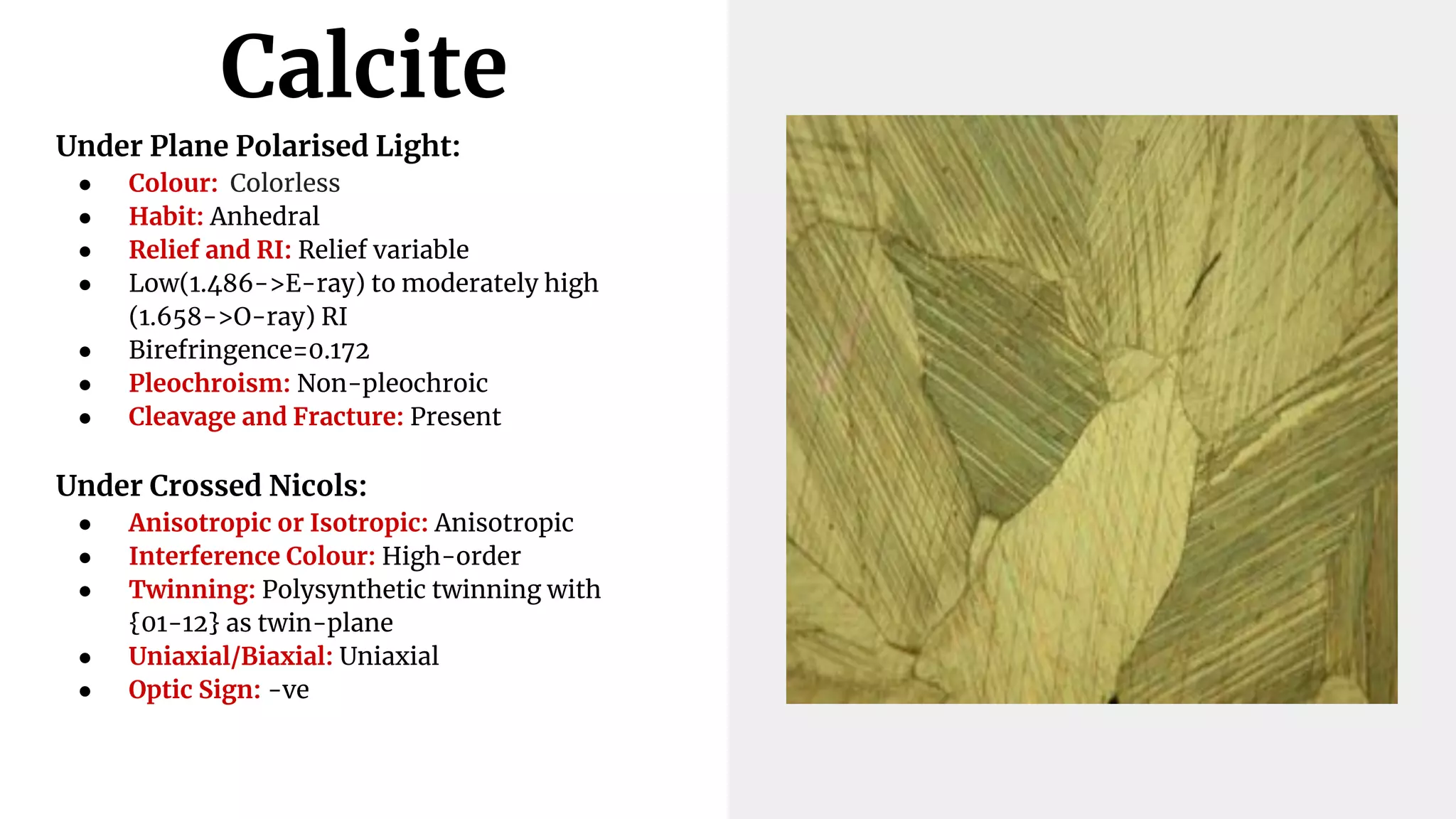 Microscopic Mineralogy- the study of minerals under microscope | PDF