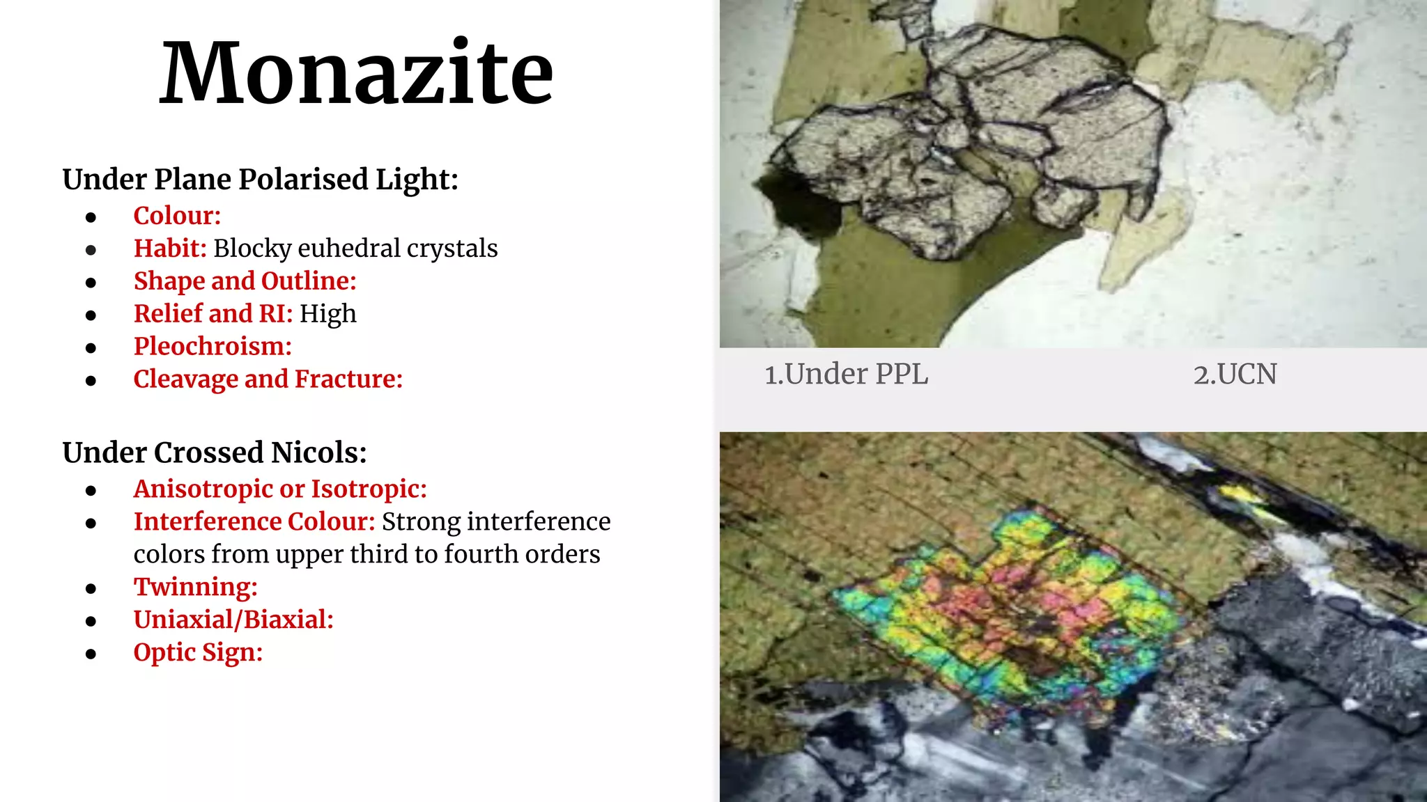 Microscopic Mineralogy- the study of minerals under microscope | PDF