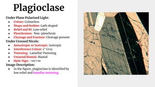 Microscopic Mineralogy- the study of minerals under microscope | PDF