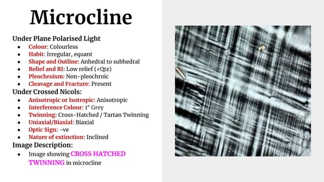 Microscopic Mineralogy- the study of minerals under microscope | PDF | Geology | Science